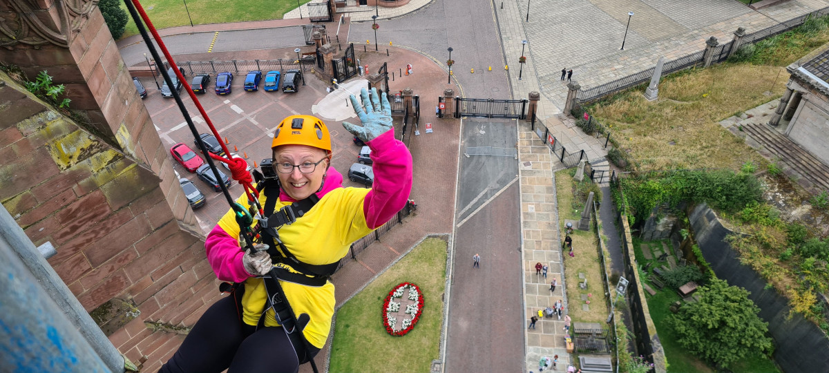 Liverpool Cathedral Outdoor Abseil
